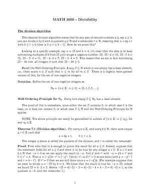 MATH 3000 - Fundamental Concepts and Properties of Set Theory - Studocu