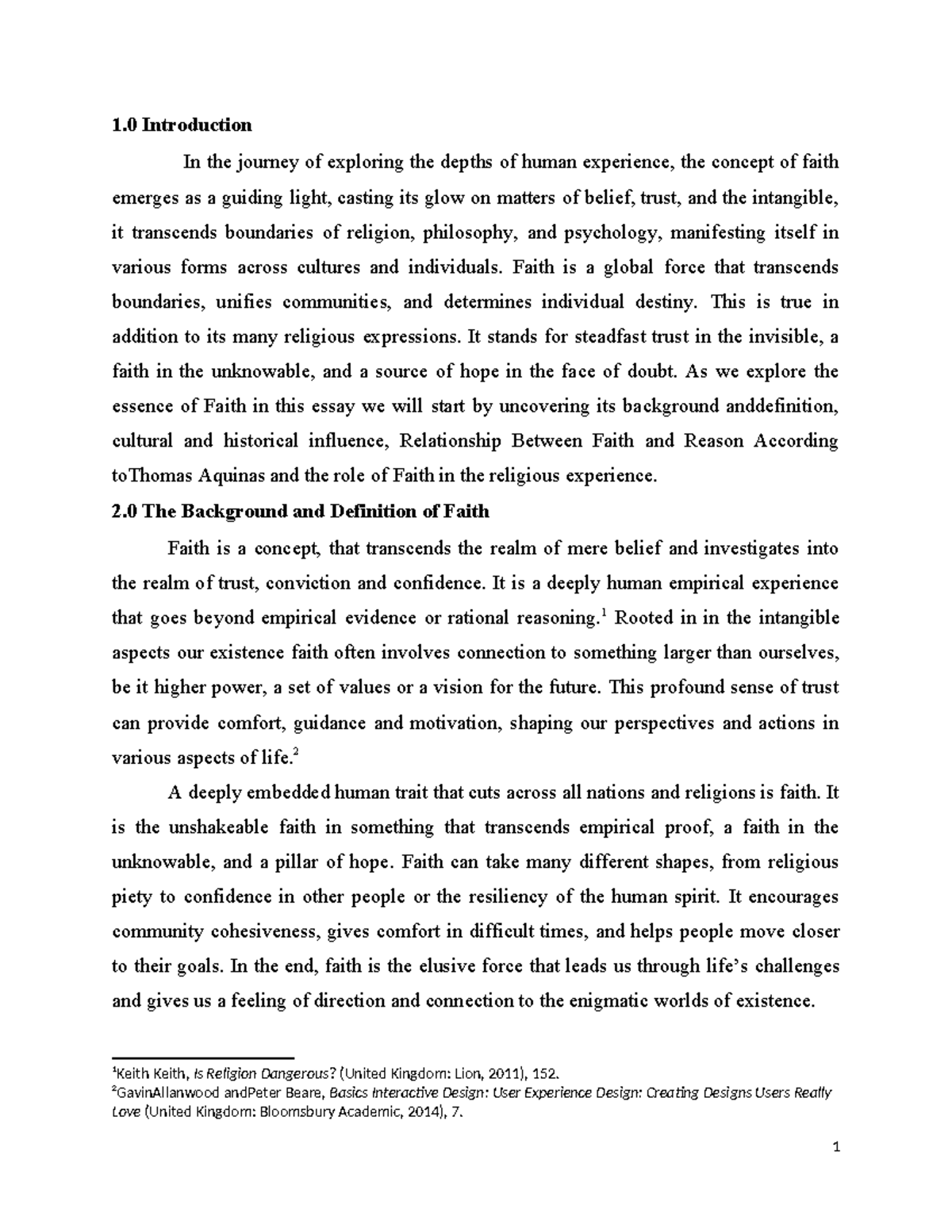 World Religion Assignment: Exploring the Essence of Faith - Studocu