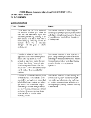 CS408 Final Term Solved MCQs By Junaid - CS408-Human Computer Interaction FINAL TERM MCQS ...