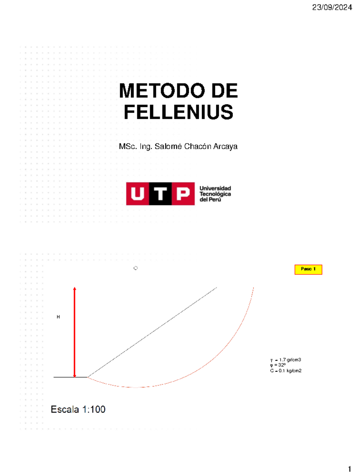 Método Fellenius: Guía Completa Paso a Paso - Análisis Suelo - Studocu