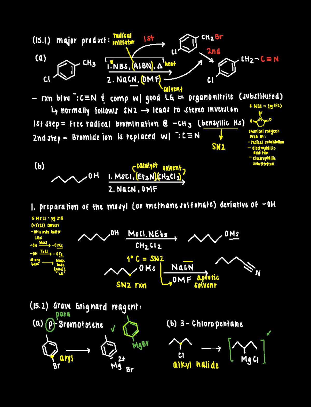 Organic Chemistry II CH 15 Practice Problems and Notes - Studocu