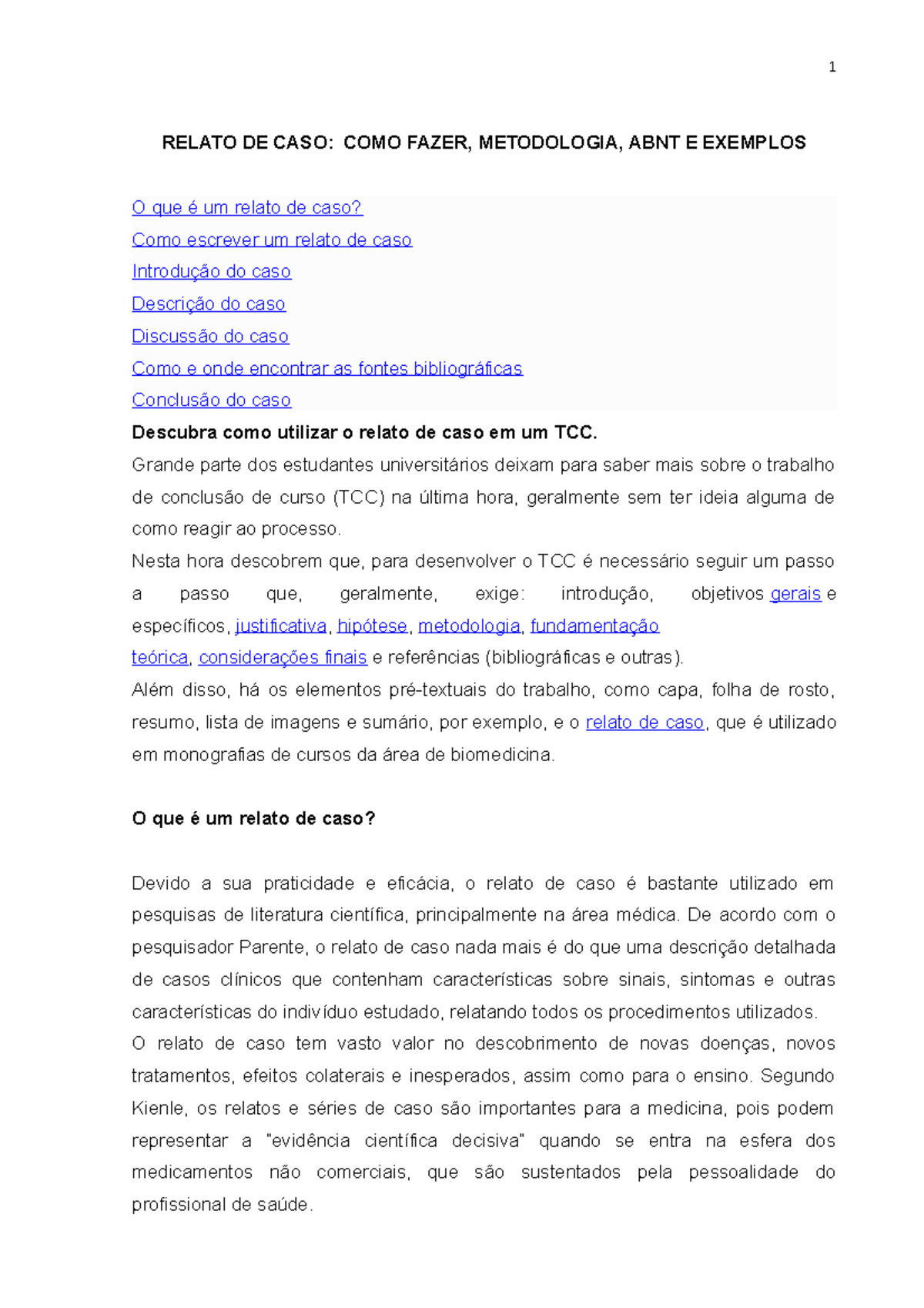 Como fazer Relato de caso - RELATO DE CASO: COMO FAZER, METODOLOGIA ...