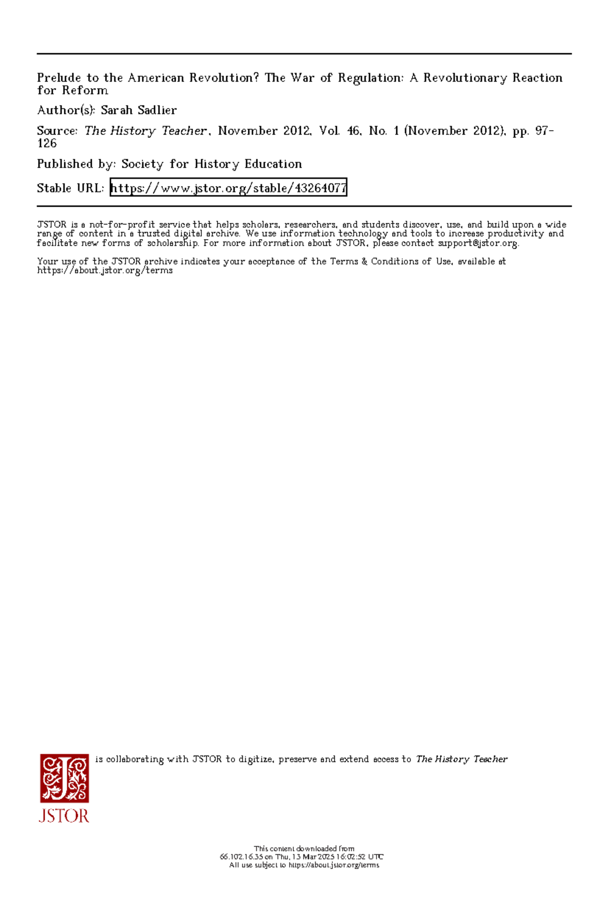 The War of Regulation: Colonial Rebellion and Its Revolutionary Impacts ...