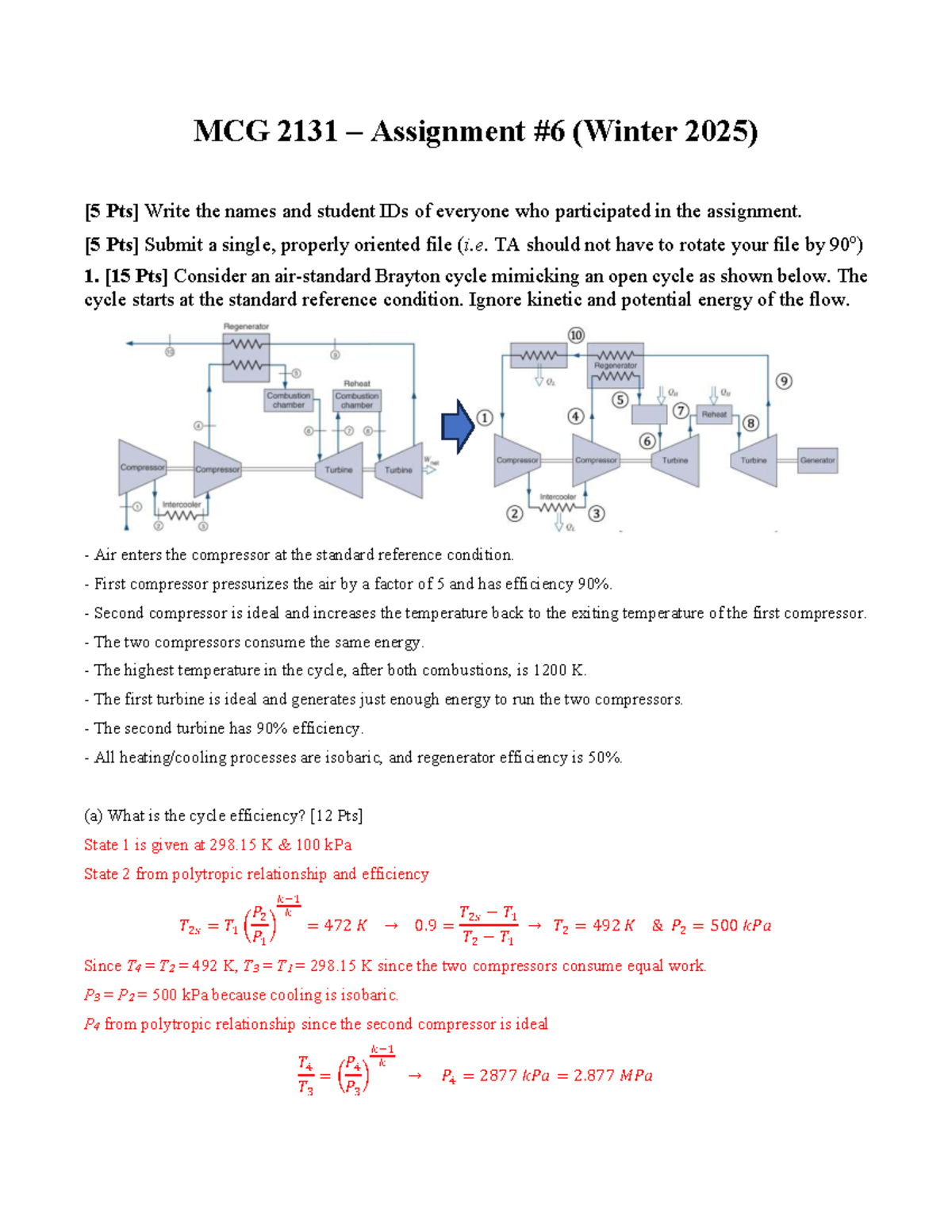 MCG 2131 Assignment #6 Solution (Winter 2025) - Studocu