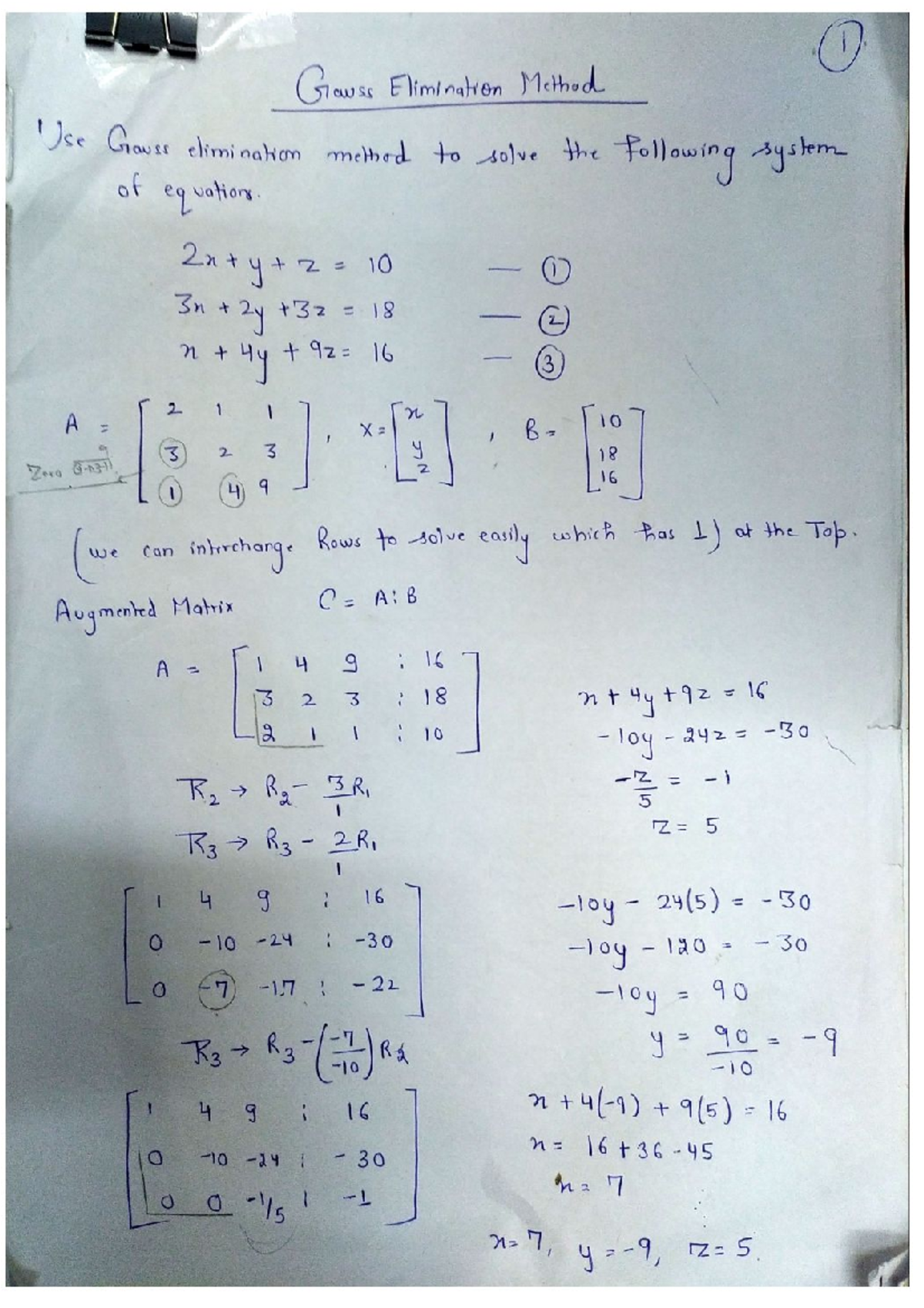 Bcs 054 Numerical Techniques Solved Examples Computer Oriented