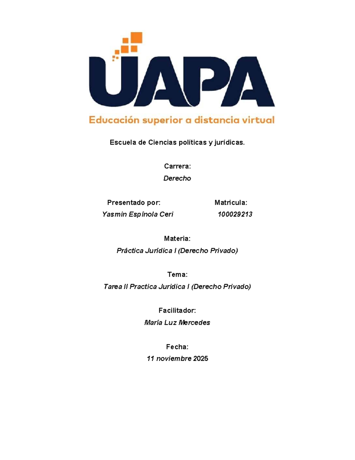 Tarea II: Competencia en Materia Penal - Práctica Jurídica I (Derecho ...