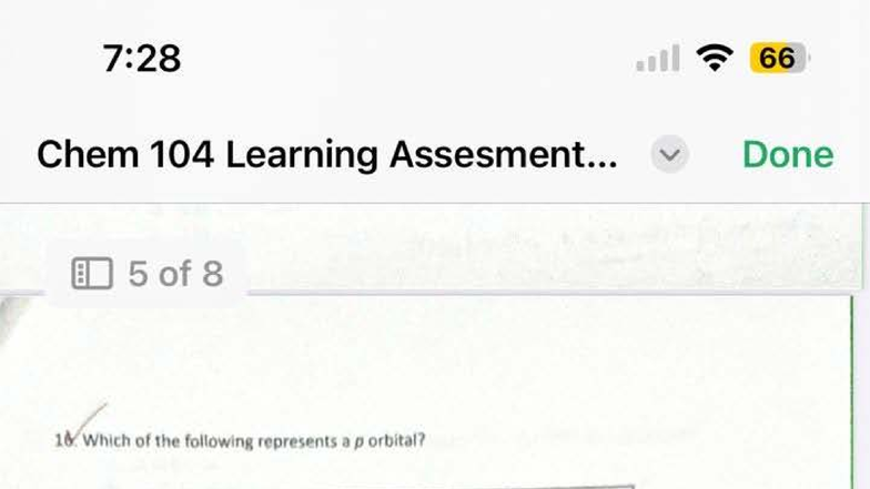 Chem 104 Learning Assessment 4: p Orbitals & Electron Configurations ...