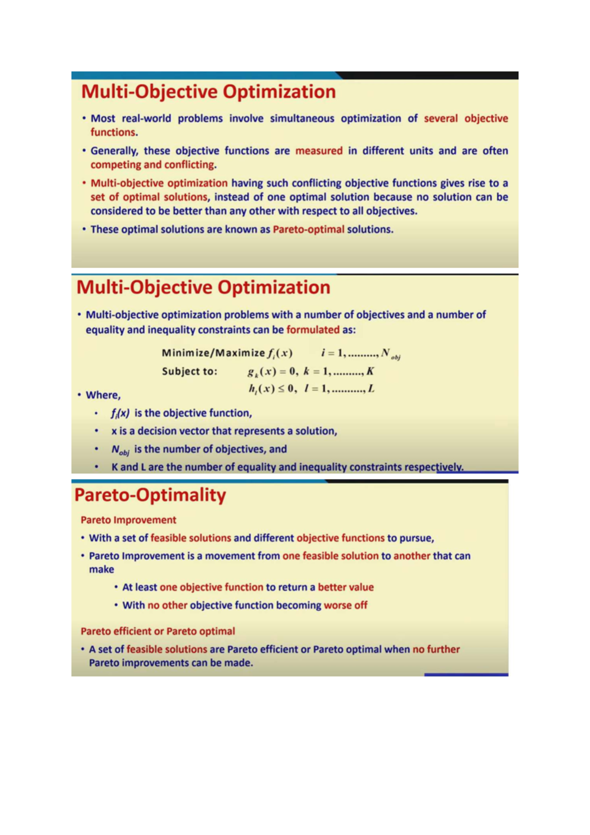 Unit 4: Multi-Objective Optimization (MOO) & Pareto Optimality Notes ...