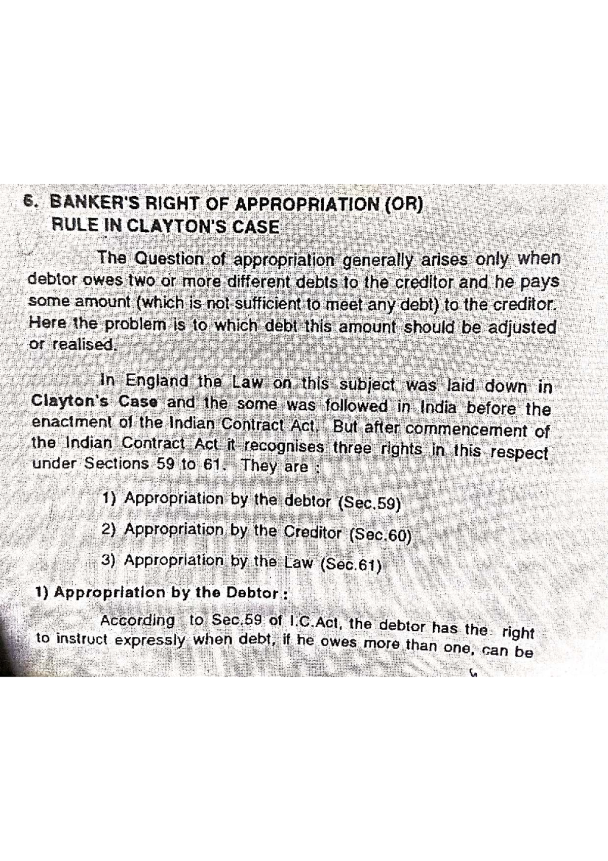 Right of Appropriation in Banking Law: Analysis and Case Studies - Studocu