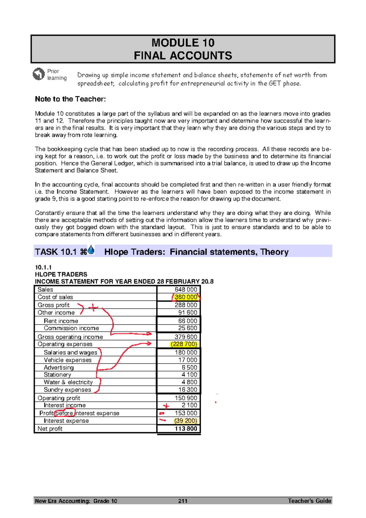 Financial Statements Overview and Analysis - Module 10 (Final Exam ...