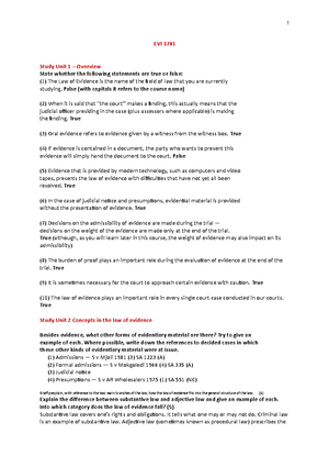 [Solved] Consider the following statements regarding the onus of proof ...