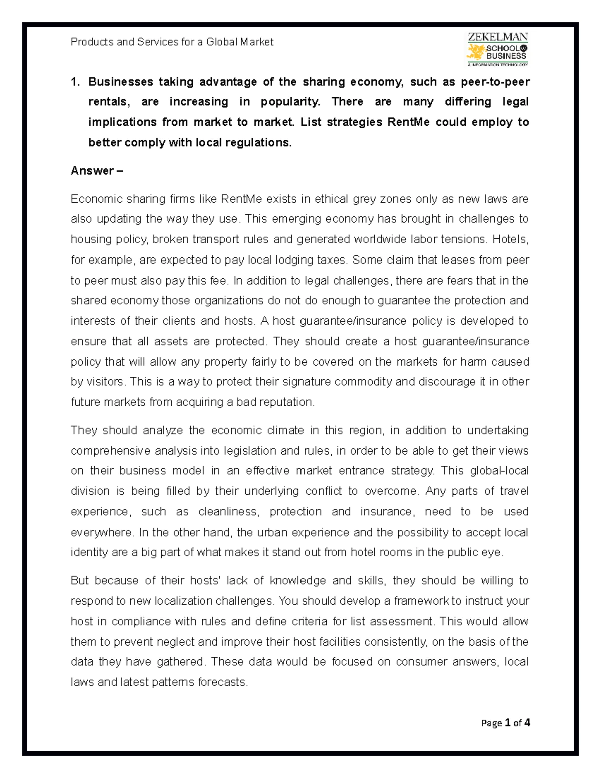 Operational Risk Example 1 - Organizational Risk Proposal – A PART-A ...