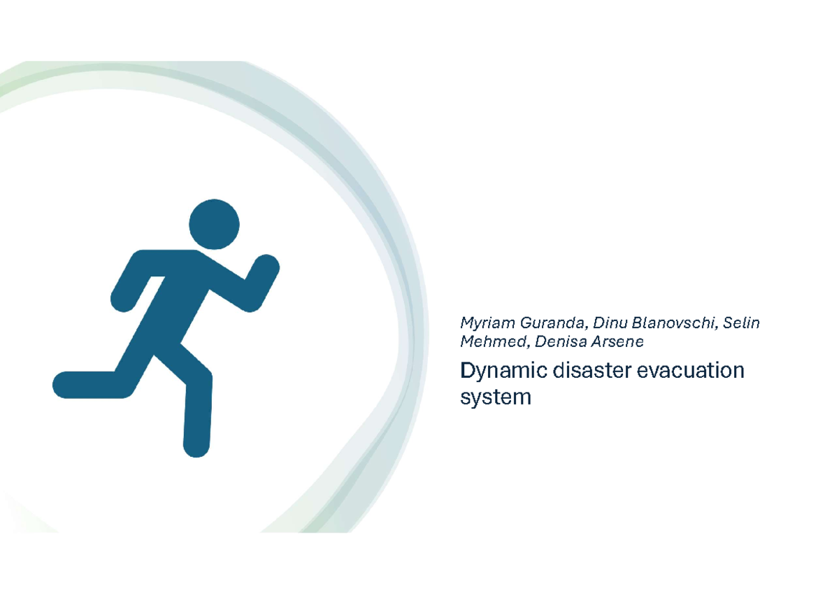 Dynamic Disaster Evacuation System Project Plan - Studeersnel