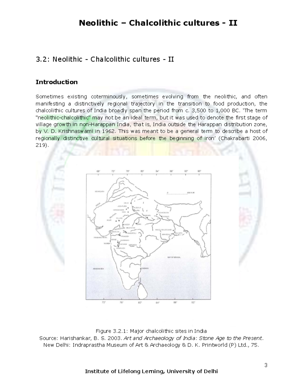 5.2 Neolithic-Chalcolithic Cultures in India: A Study of Phase II - Studocu