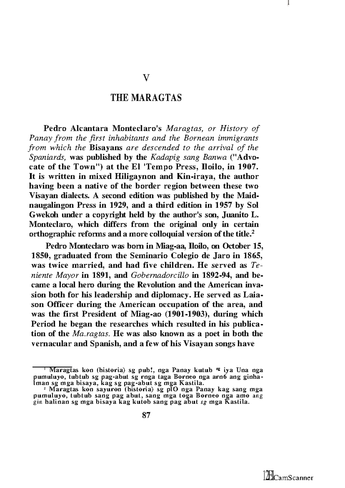 Maragtas Lecture Notes: History of Panay and Its Inhabitants - Studocu