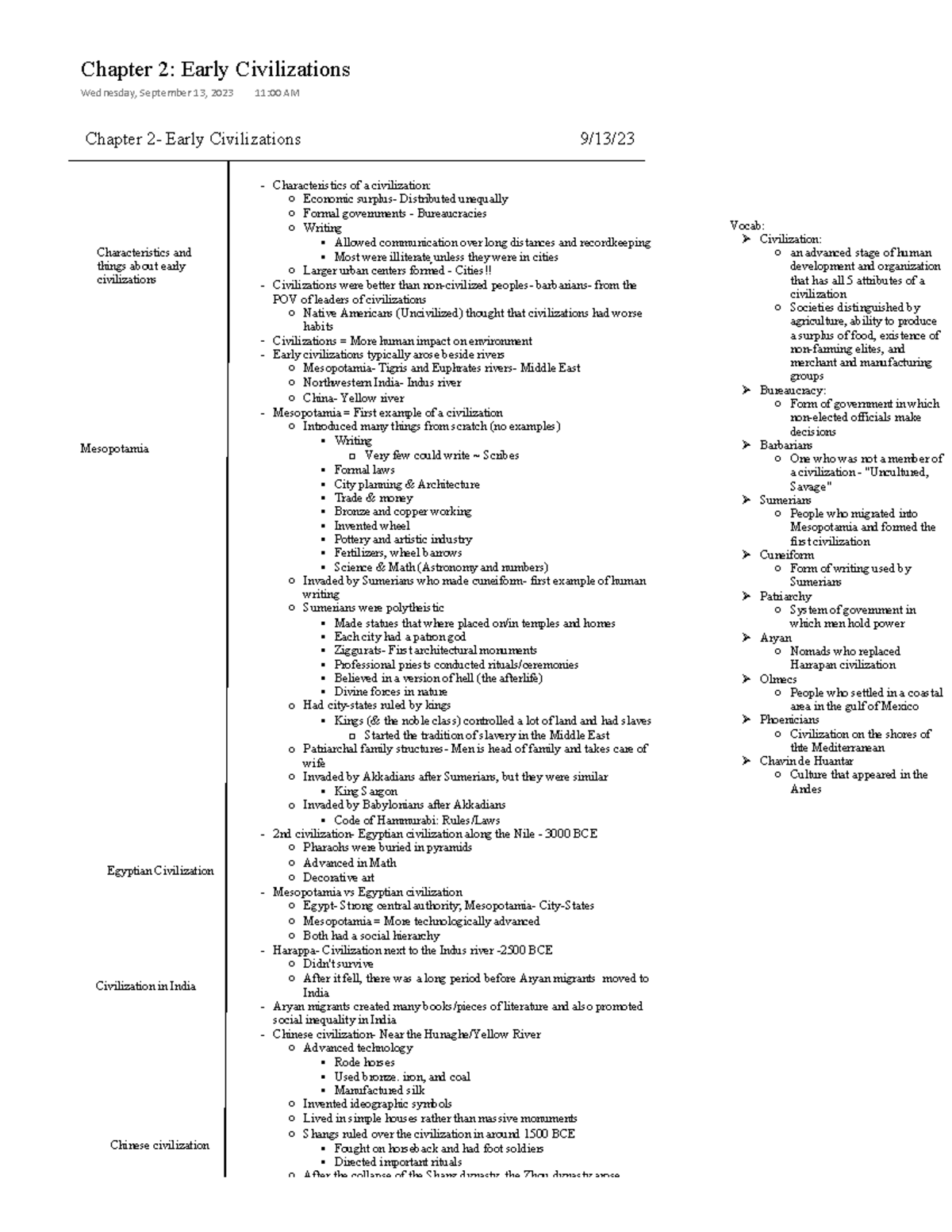 7th Edition World Civilizations- The Global Experience Chapter 2 (Early ...