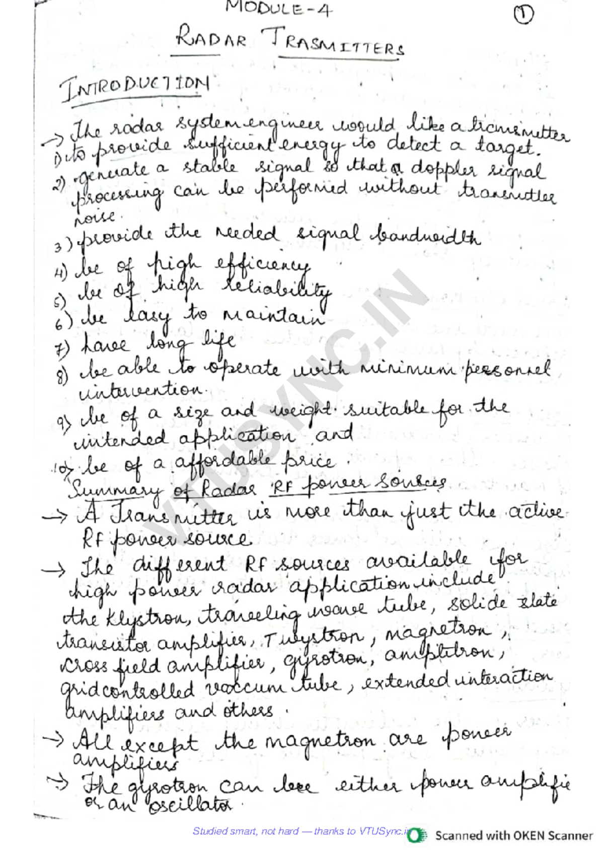 RC-Module 4 Notes: Study Smart with VTUSync Resources - Studocu