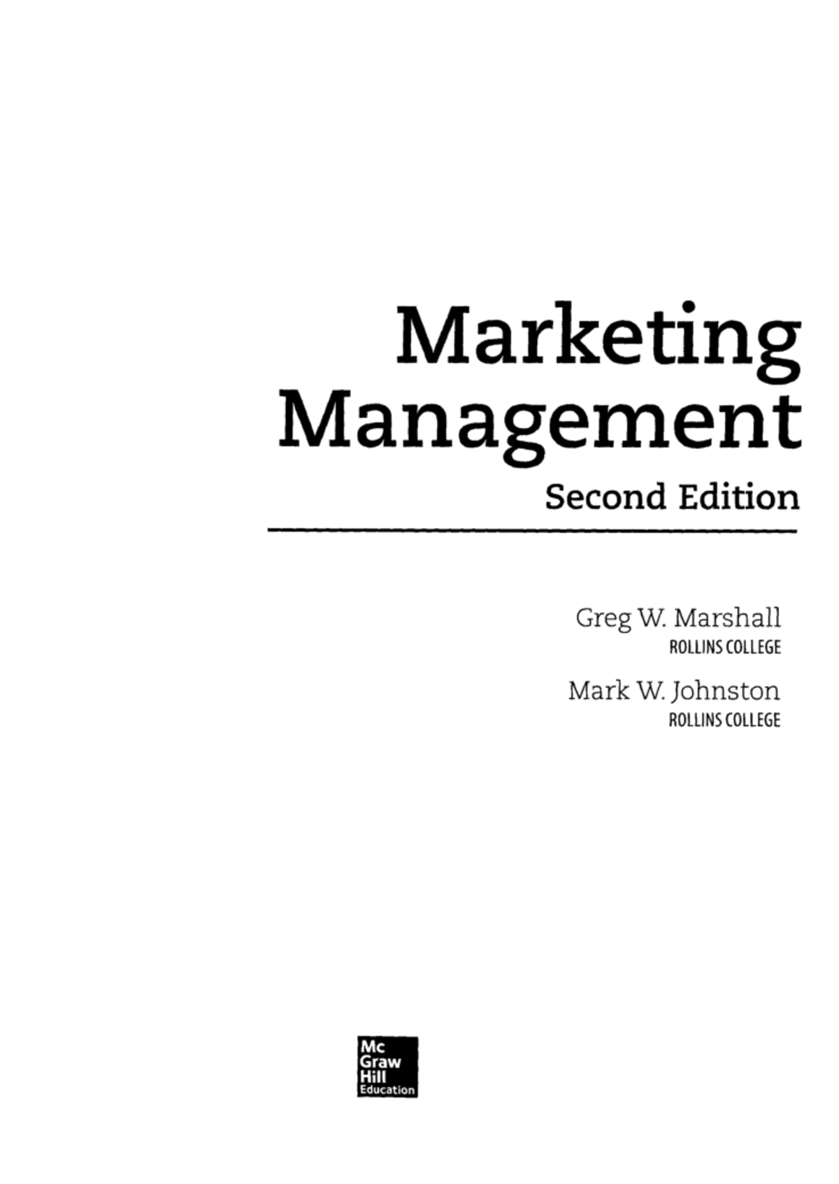 Marketing Management: Insights from the 4th Edition Textbook - Studocu