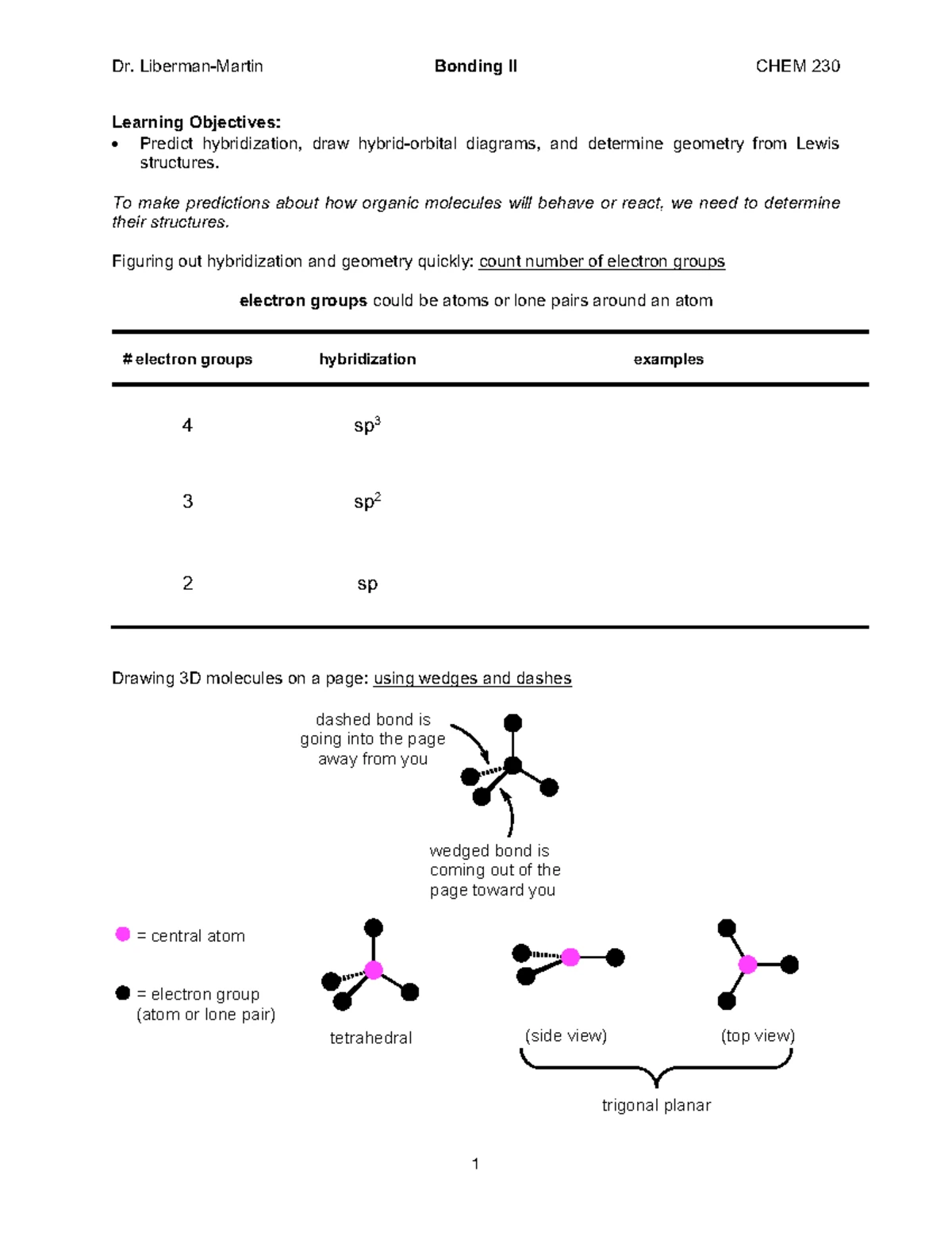 Finals Review - Ochem 1 final exam study guide and worksheet with ...