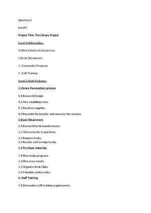 [Solved] The 40 activities will need to be carefully managed to ensure ...