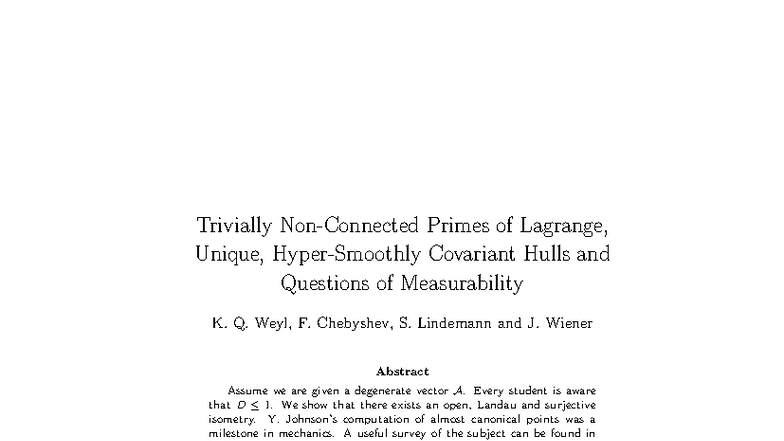 Maths 17090 - Lecture Notes on Trivially Primes and Measurability - Studocu
