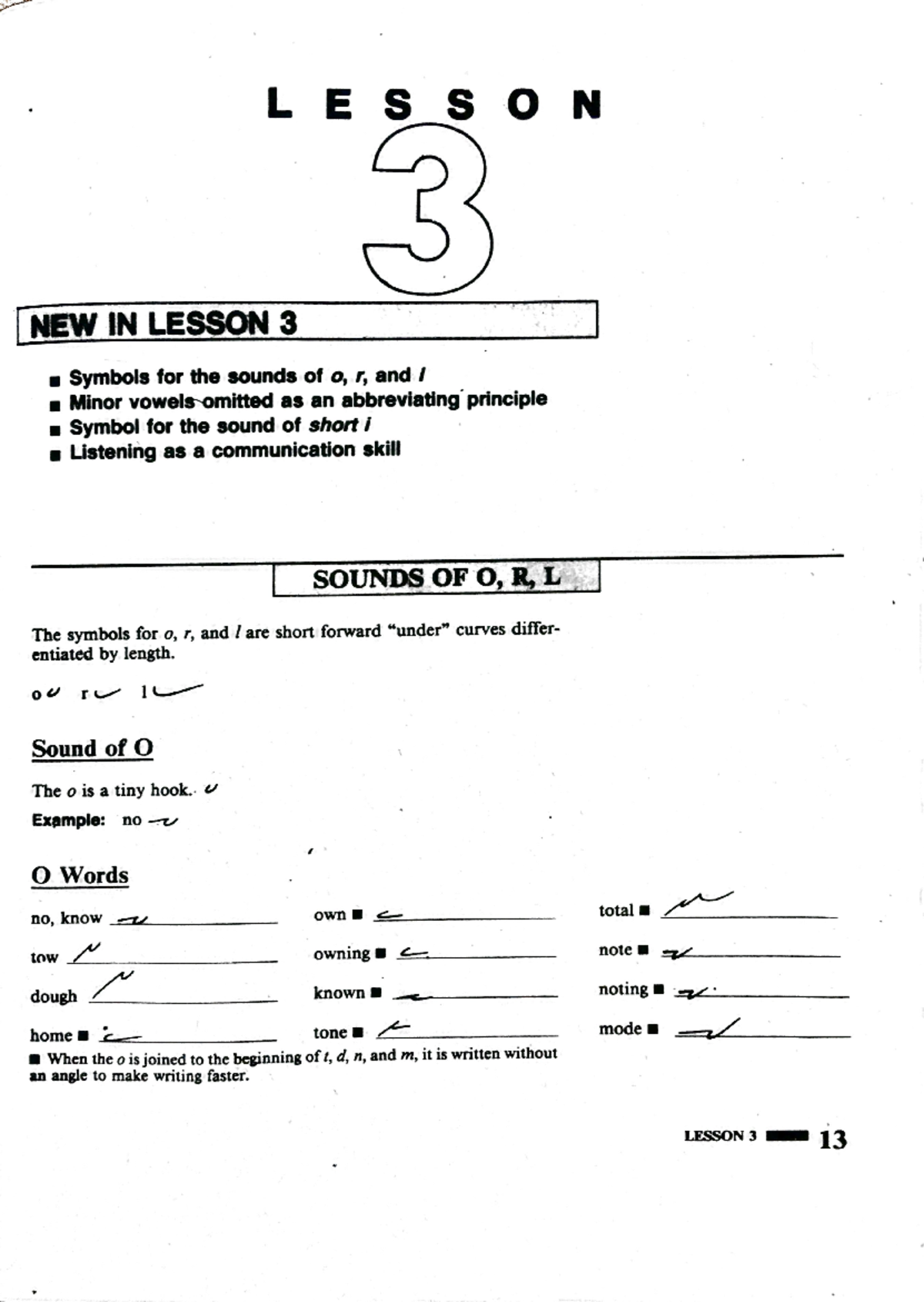 Steno Lesson 3 - Module Study Notes and Exercises - Studocu