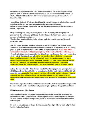 Basis of plea and Newton hearings - Basis of plea and Newton hearings ...