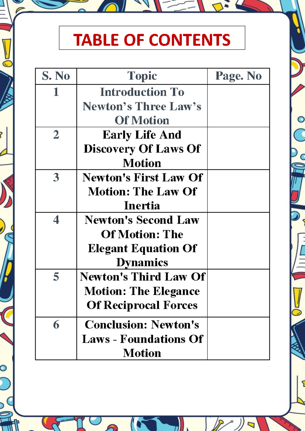 Newtons Laws of Motion: A Comprehensive Study of Dynamics - Studocu