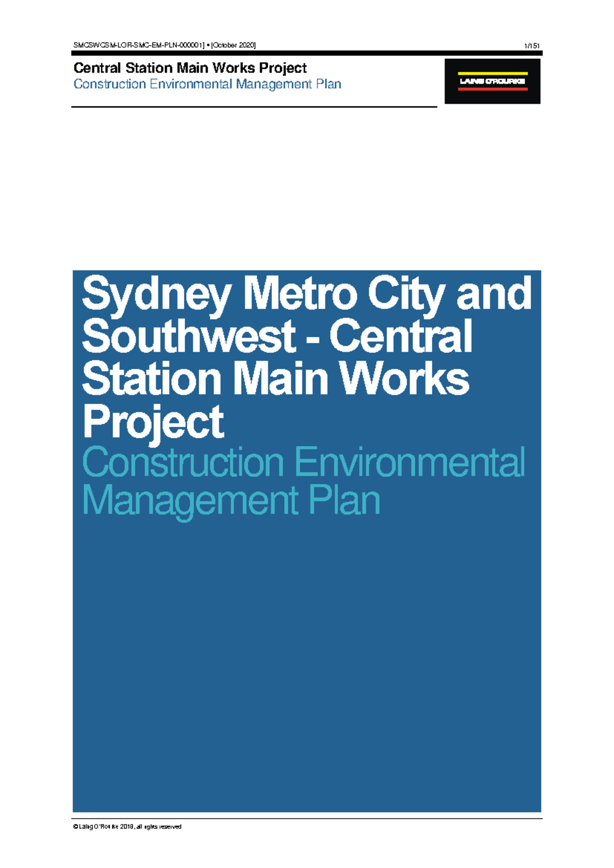 Csmw cemp rev 9 2010 29 no tc - Central Station Main Works Project ...