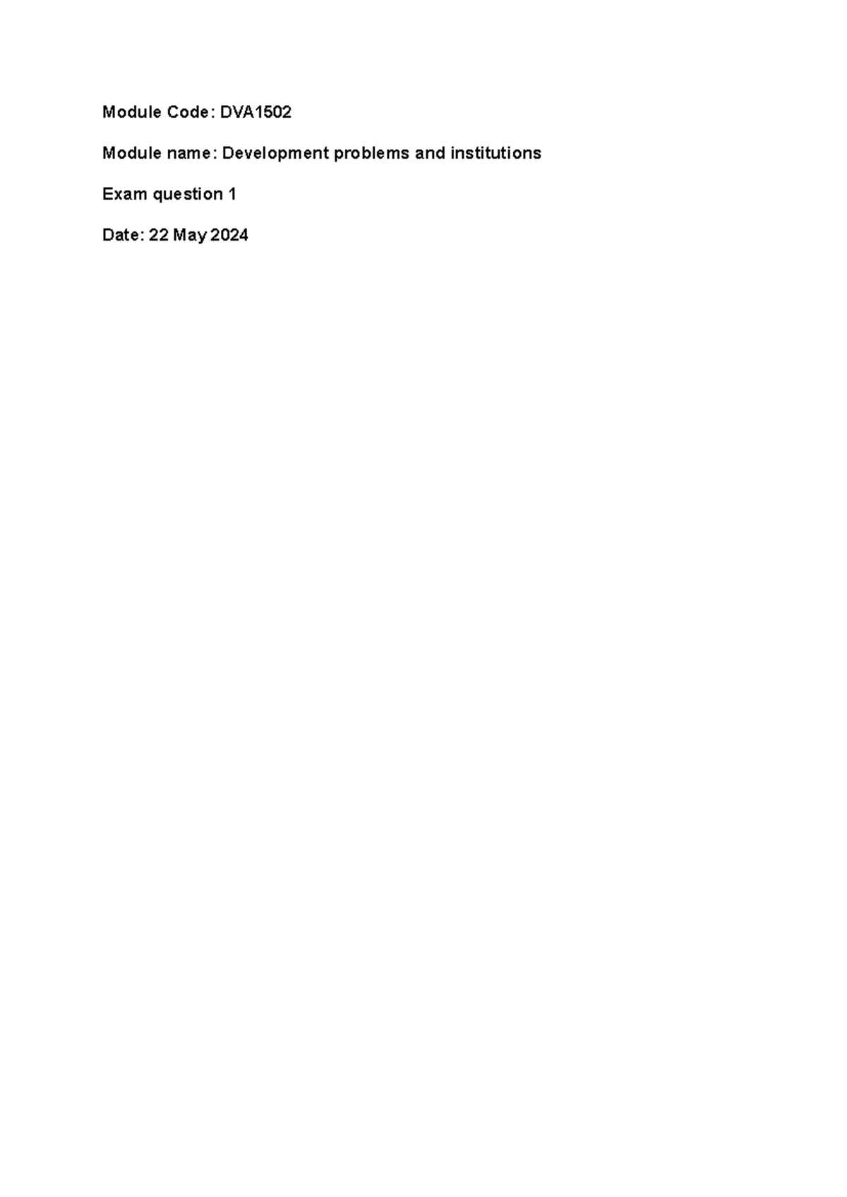 DVA1502 Final Exam Study Notes: Education & Development Issues - Studocu