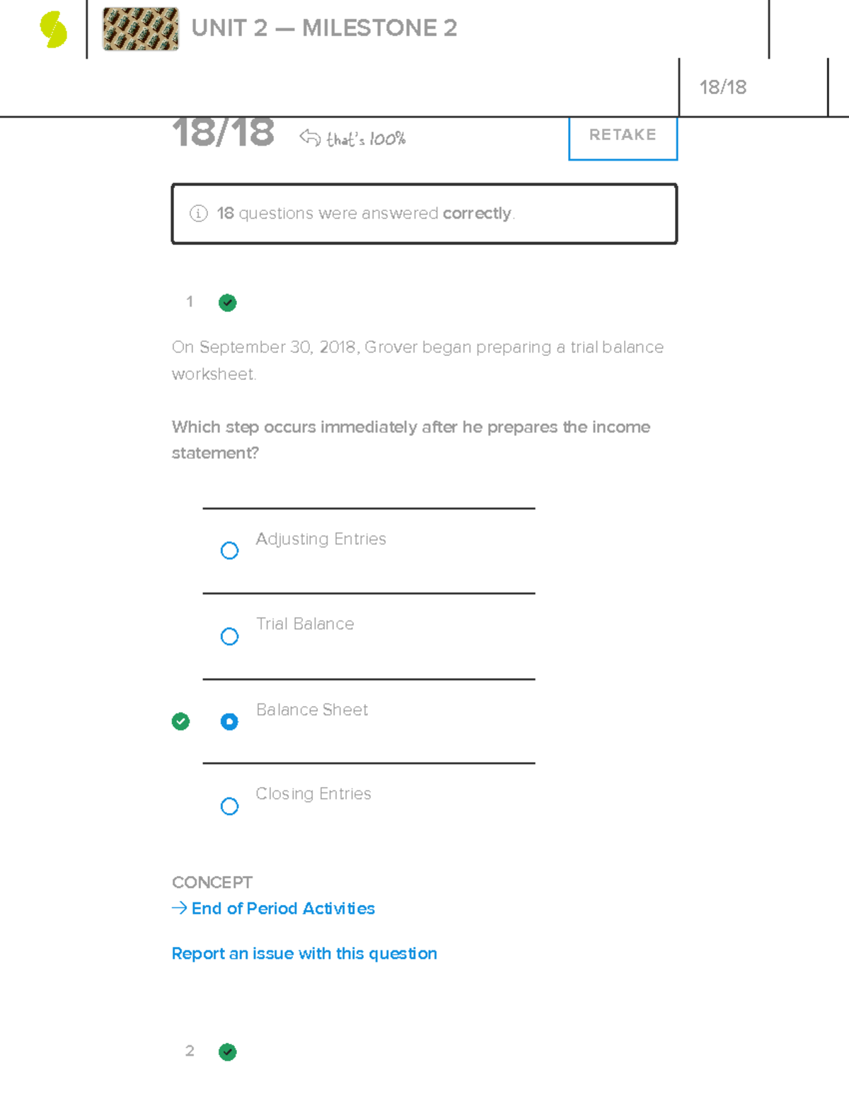 Accounting 101 - Unit 2 Milestone 2 Review Notes - Studocu