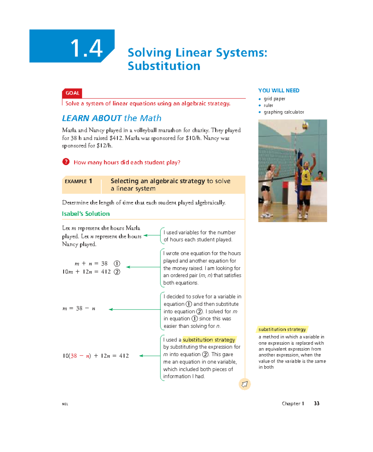 PM10SB 033 - Solving Linear Systems Using Substitution Techniques - Studocu