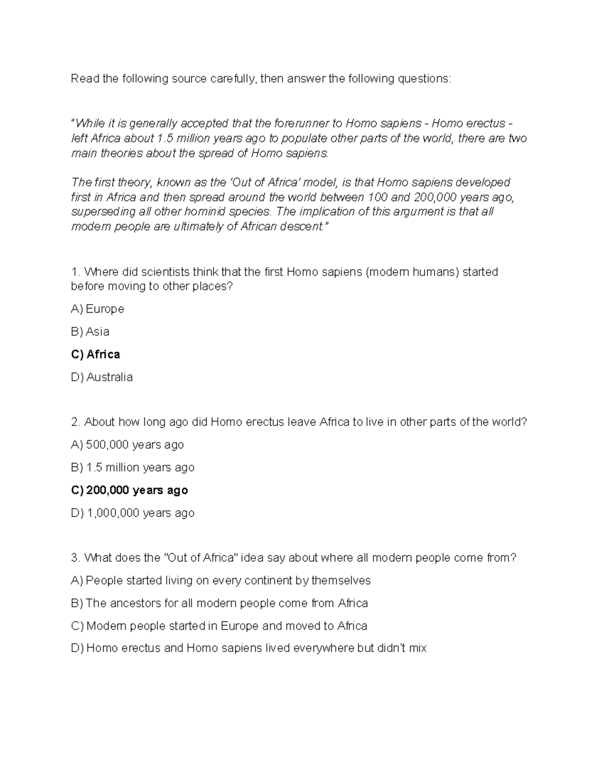24-25 Mock Comp Test - World History Exam Questions and Answers - Studocu