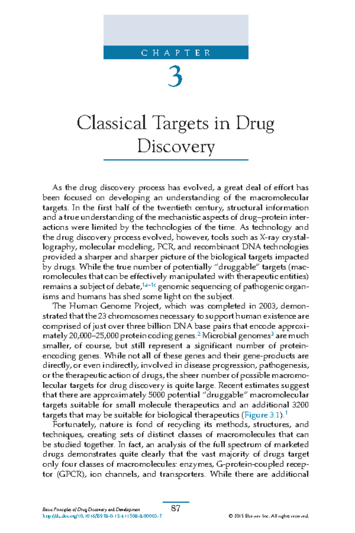 Chapter 3: Classical Targets in Drug Discovery (Basic Principles) - Studocu