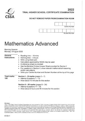 HSC Formula Sheet - NSW Education Standards Authority NSW 2020 HIGHER ...
