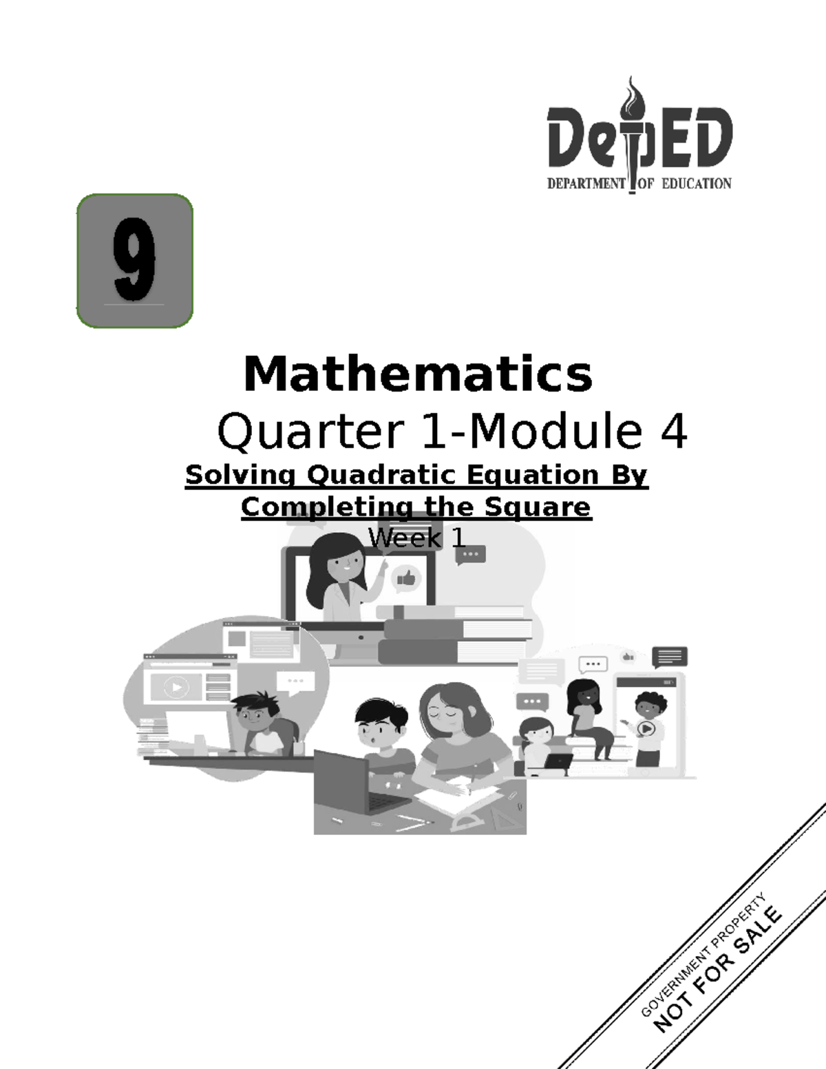 Math9 Quarter 1 Module 4 Final-V3-1 - Mathematics Quarter 1-Module 4 ...