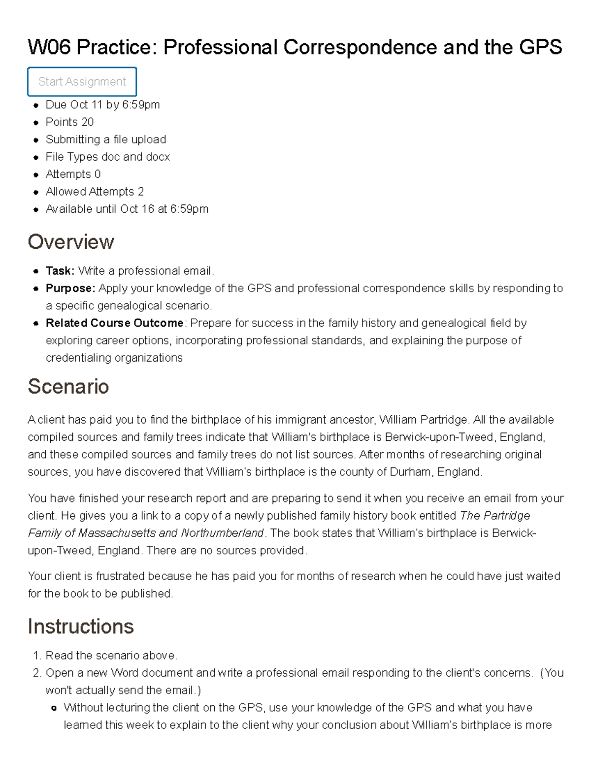 W06 Practice: Professional Email Response to Client Concerns - Studocu