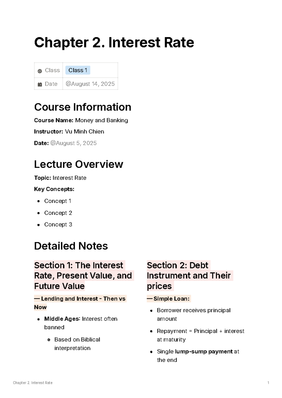 C279878 - Chapter 2: Understanding Interest Rates in Money and Banking ...