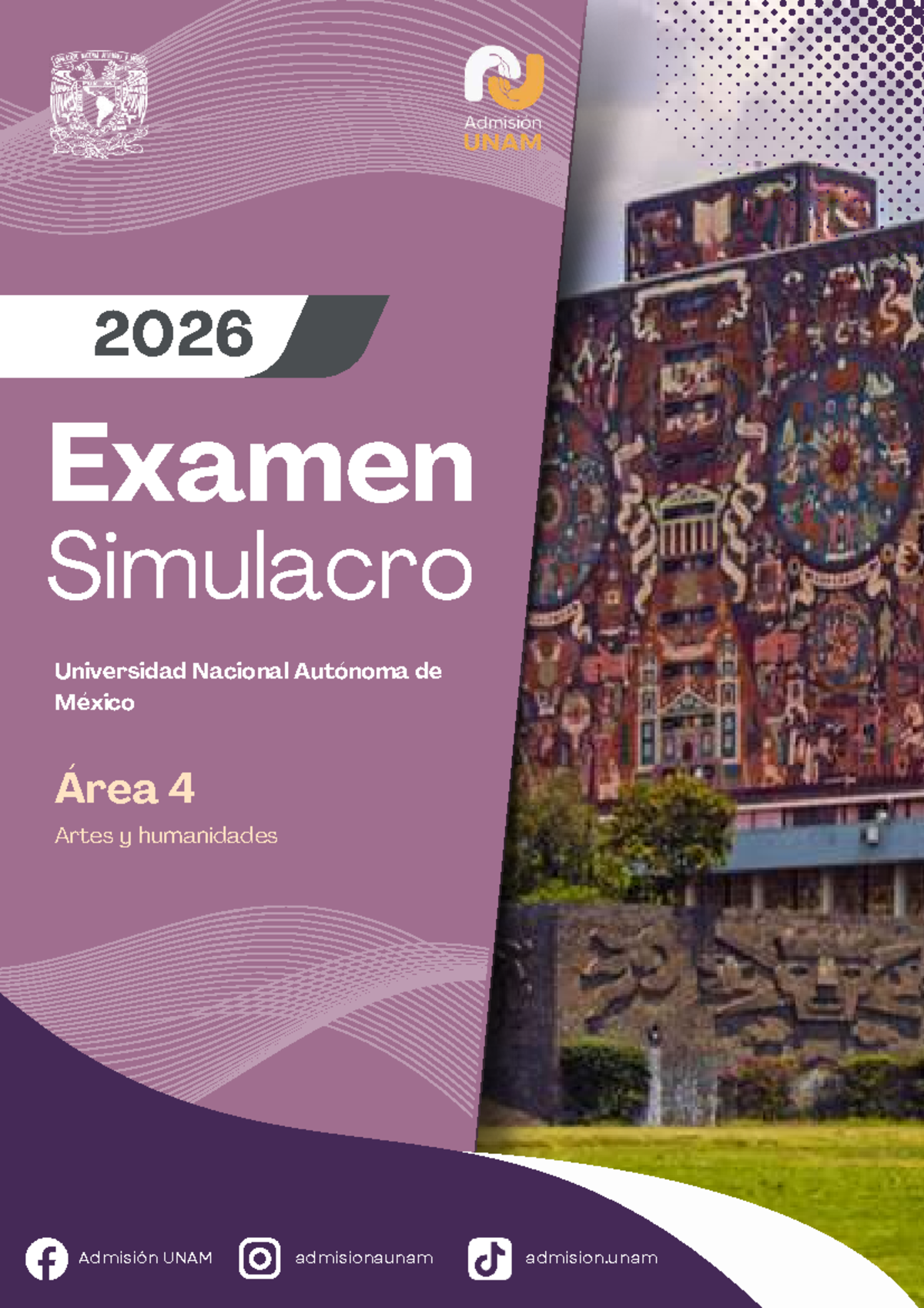 Guía de Estudio para el Examen de Selección UNAM 2022 - Área 4 HA - Studocu