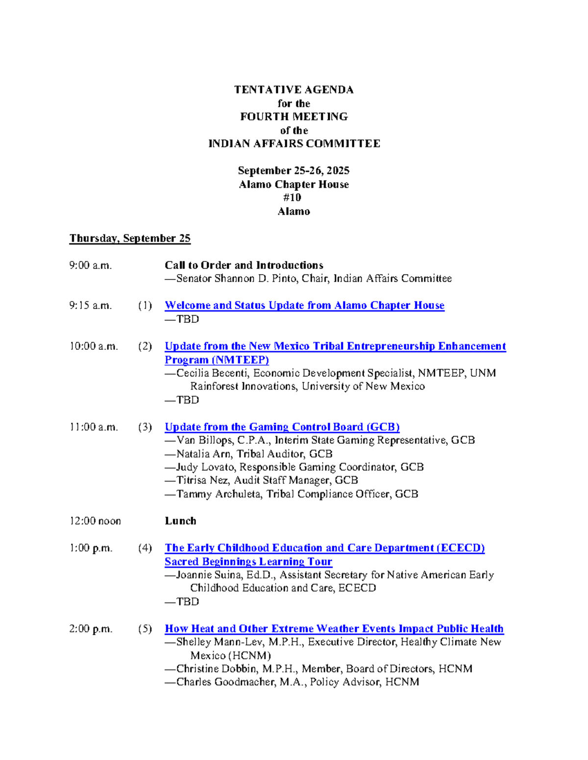 IAC Meeting Agenda - September 25, 2025 - Alamo Chapter House - Studocu