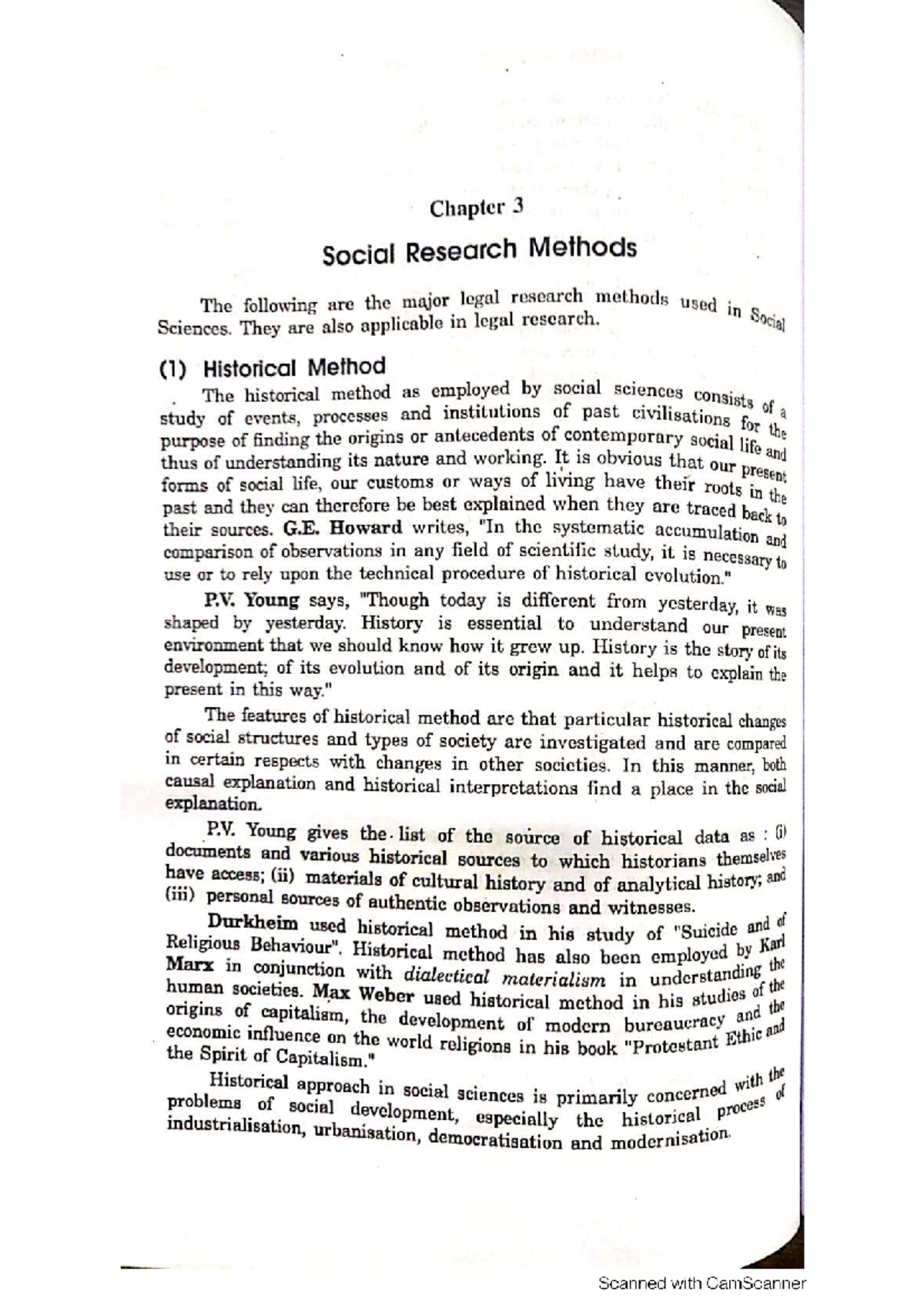 Chapter 3: Social Research Methods in Legal Studies (Course Code ...