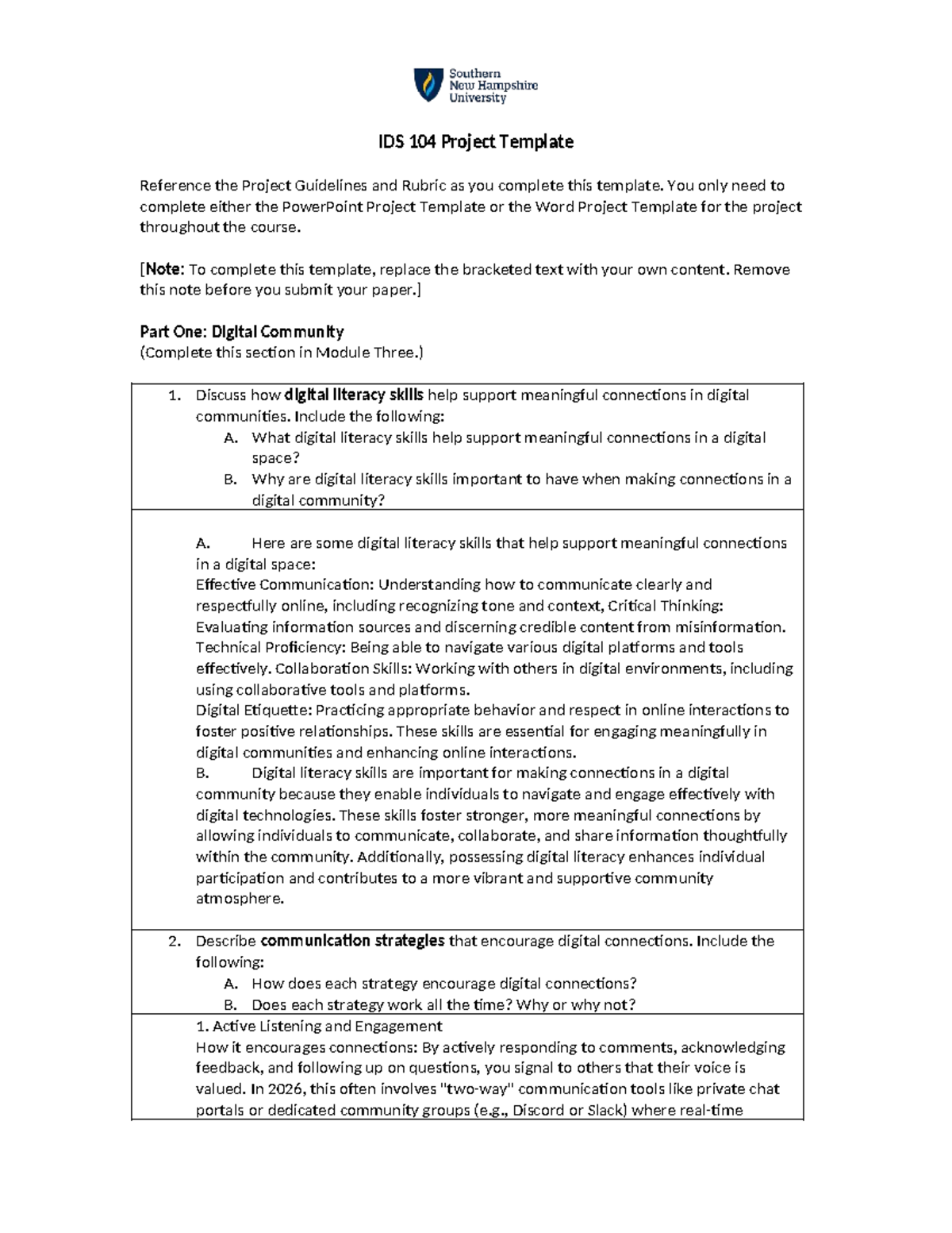 IDS 104 Project Template: Digital Community & Growth Mindset Insights ...