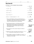 Algebra 1 - Honors - Studocu