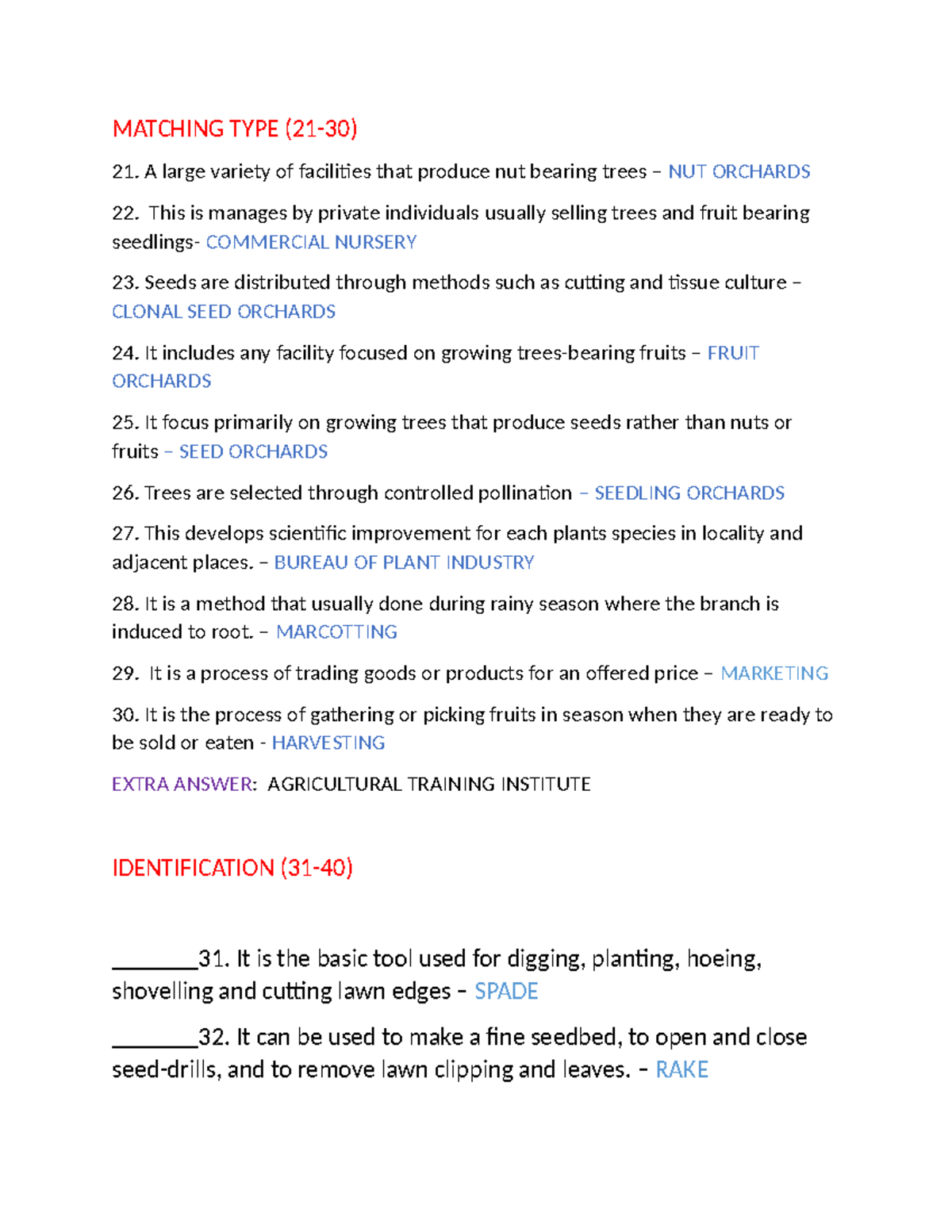 Matching TYPE - bfbdgbdfvdv - MATCHING TYPE (21-30) 21. A large variety ...