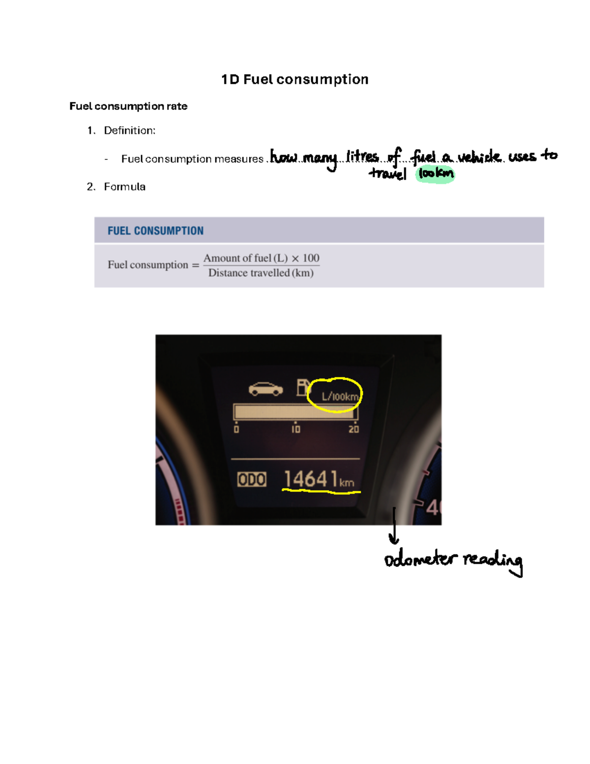 1D Fuel consumption with sln - 1D Fuel consumption Fuel consumption ...