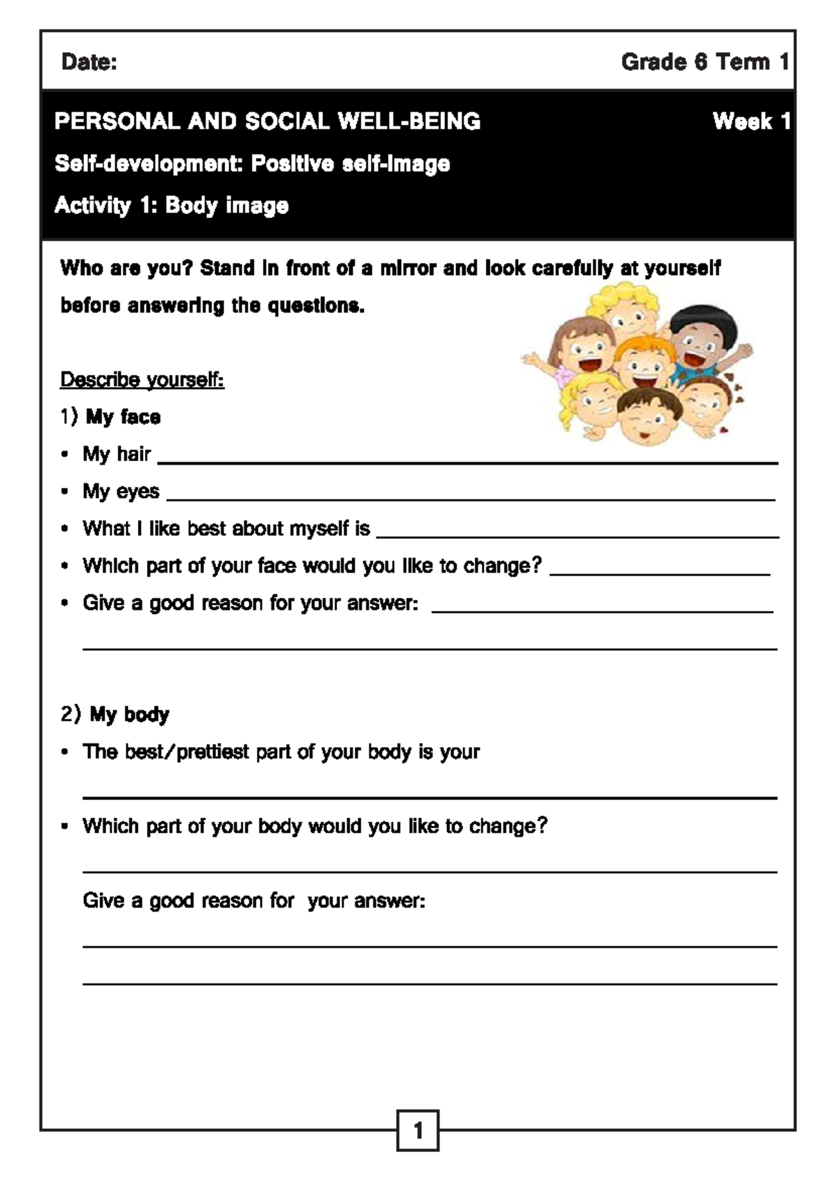 LS Grade 6 Term 1-4 - Simplified Personal and Social Notes - Studocu