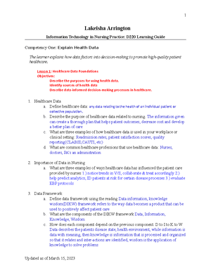 [Solved] A Identify a healthcare setting and an electronic health ...