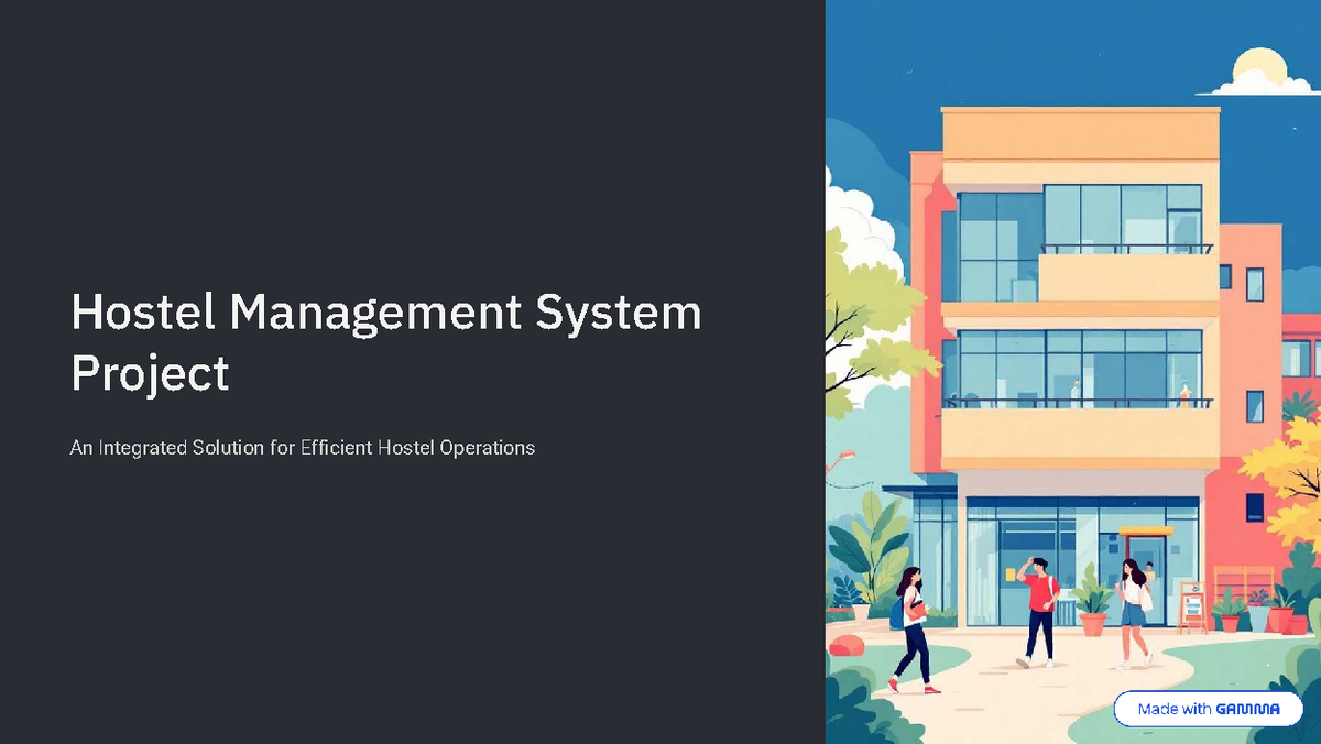 Hostel Management System Project: Enhancing Operations & Student ...
