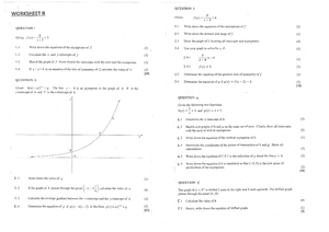 Gr 11 Functions full topic test on parabola, straight line, hyperbole ...