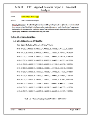 MIS 111 CCR-4 Study Guide - MIS 111 CCR-4 Study Guide Using information ...